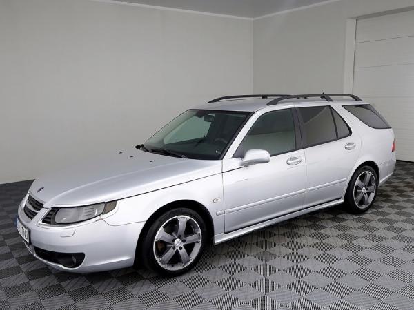 Grey Saab 9-5 2006 in Tallinn, with an engine capacity of 1.90 L and mileage of 364 thousand km for 999 €, photo 10 on AUTOMOTO.COM.LV