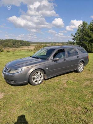 Pelēks Saab 9-5 2006 Elektrėnai, ar dzinēja tilpumu 1.90 L un nobraukumu 372 tūkst. km par 1099 €, foto  vietnē AUTOMOTO.COM.LV