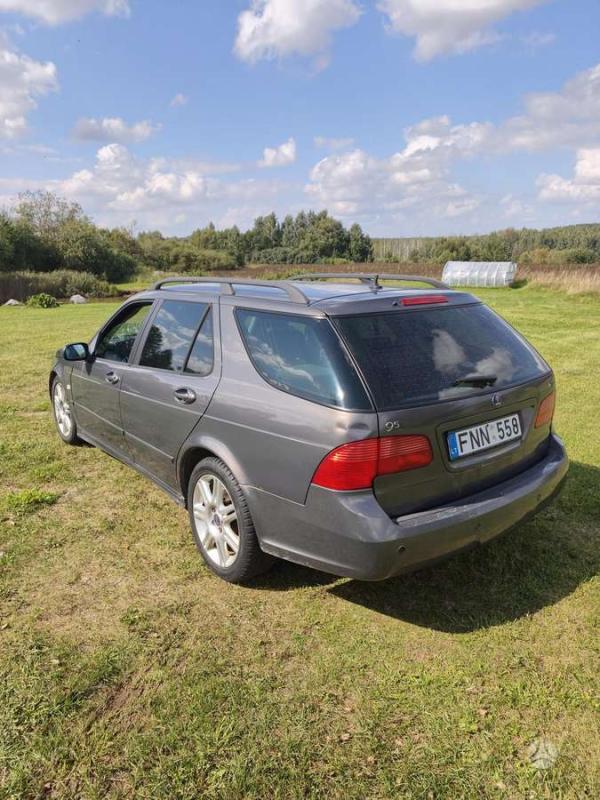 Pelēks Saab 9-5 2006 Elektrėnai, ar dzinēja tilpumu 1.90 L un nobraukumu 372 tūkst. km par 1099 €, foto 3 vietnē AUTOMOTO.COM.LV