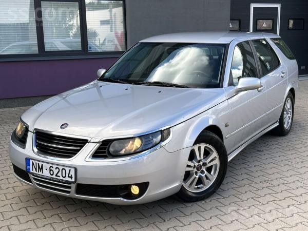 Серый Сааб 9-5 2006 в Рига, объемом двигателя 1.90 л и пробегом 315 тыс. км за 2800 €, фото 1 на AUTOMOTO.COM.LV