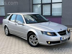 Серый Сааб 9-5 2006 в Рига, объемом двигателя 1.90 л и пробегом 315 тыс. км за 2800 €, фото 3 на AUTOMOTO.COM.LV