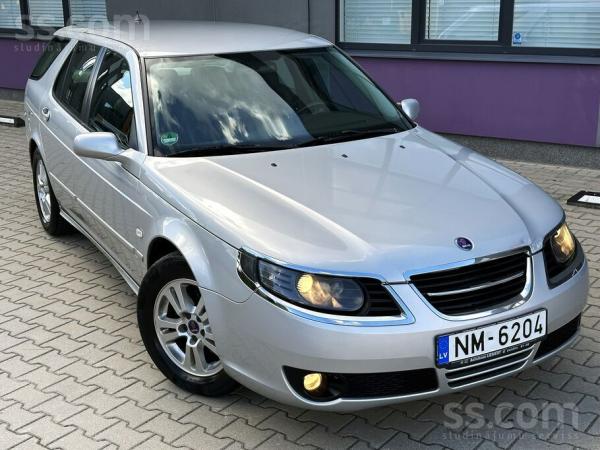 Серый Сааб 9-5 2006 в Рига, объемом двигателя 1.90 л и пробегом 315 тыс. км за 2800 €, фото 5 на AUTOMOTO.COM.LV