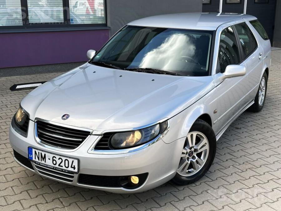 Серый Сааб 9-5 2006 в Рига, объемом двигателя 1.90 л и пробегом 315 тыс. км за 2800 €, фото 6 на AUTOMOTO.COM.LV