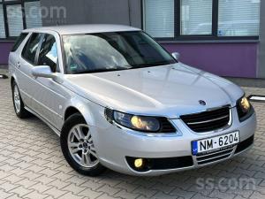 Серый Сааб 9-5 2006 в Рига, объемом двигателя 1.90 л и пробегом 315 тыс. км за 2800 €, фото 34 на AUTOMOTO.COM.LV