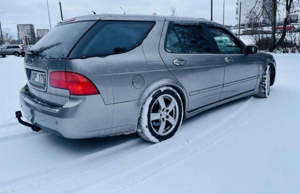 Pelēks Saab 9-5 2007 Viļņa, ar dzinēja tilpumu 1.91 L un nobraukumu 490 tūkst. km par 1750 €, foto 5 vietnē AUTOMOTO.COM.LV