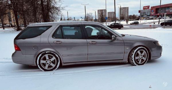 Pelēks Saab 9-5 2007 Viļņa, ar dzinēja tilpumu 1.91 L un nobraukumu 490 tūkst. km par 1750 €, foto 6 vietnē AUTOMOTO.COM.LV