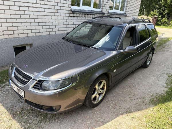 Pelēks Saab 9-5 2007 Tauragė, ar dzinēja tilpumu 1.90 L un nobraukumu 371 tūkst. km par 900 €, foto 1 vietnē AUTOMOTO.COM.LV