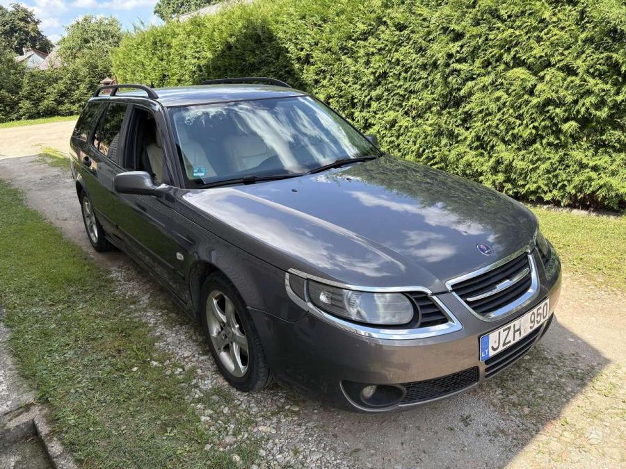 Pelēks Saab 9-5 2007 Tauragė, ar dzinēja tilpumu 1.90 L un nobraukumu 371 tūkst. km par 900 €, foto 3 vietnē AUTOMOTO.COM.LV