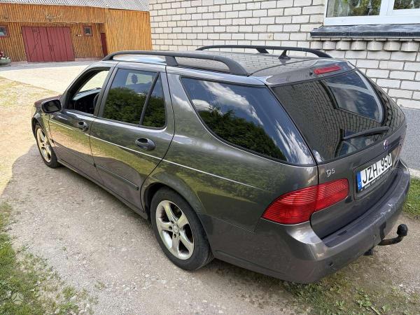 Pelēks Saab 9-5 2007 Tauragė, ar dzinēja tilpumu 1.90 L un nobraukumu 371 tūkst. km par 900 €, foto 5 vietnē AUTOMOTO.COM.LV