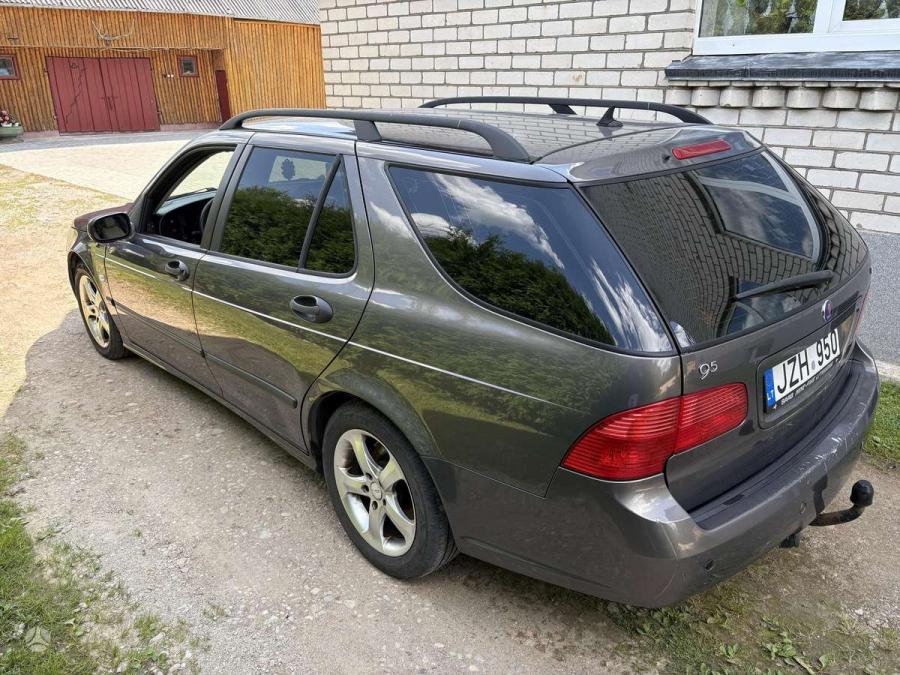 Pelēks Saab 9-5 2007 Tauragė, ar dzinēja tilpumu 1.90 L un nobraukumu 371 tūkst. km par 900 €, foto 6 vietnē AUTOMOTO.COM.LV