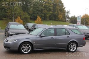 Grey Saab 9-5 2007 in Tukums, with an engine capacity of 1.90 L and mileage of 233 thousand km for 2000 €, photo 4 on AUTOMOTO.COM.LV