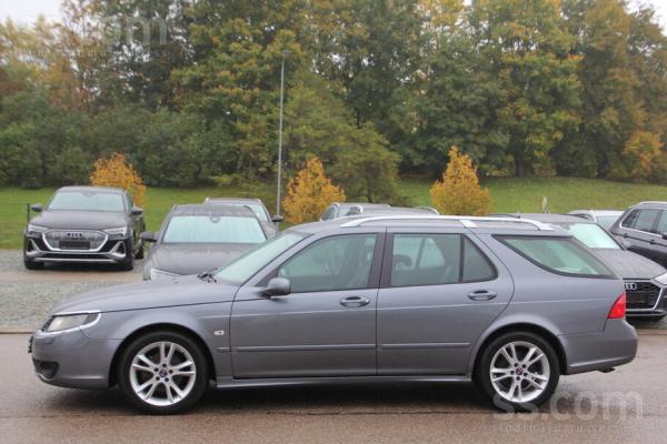 Saab 9-5 2007 in Tukums on AUTOMOTO.COM.LV Grey Saab 9-5 2007 in Tukums, with an engine capacity of 1.90 L and mileage of 233 thousand km for 2000 €, photo 5 on AUTOMOTO.COM.LV