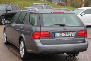 Grey Saab 9-5 2007 in Tukums, with an engine capacity of 1.90 L and mileage of 233 thousand km for 2000 €, photo 10 on AUTOMOTO.COM.LV