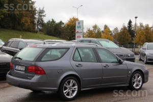 Grey Saab 9-5 2007 in Tukums, with an engine capacity of 1.90 L and mileage of 233 thousand km for 2000 €, photo 21 on AUTOMOTO.COM.LV