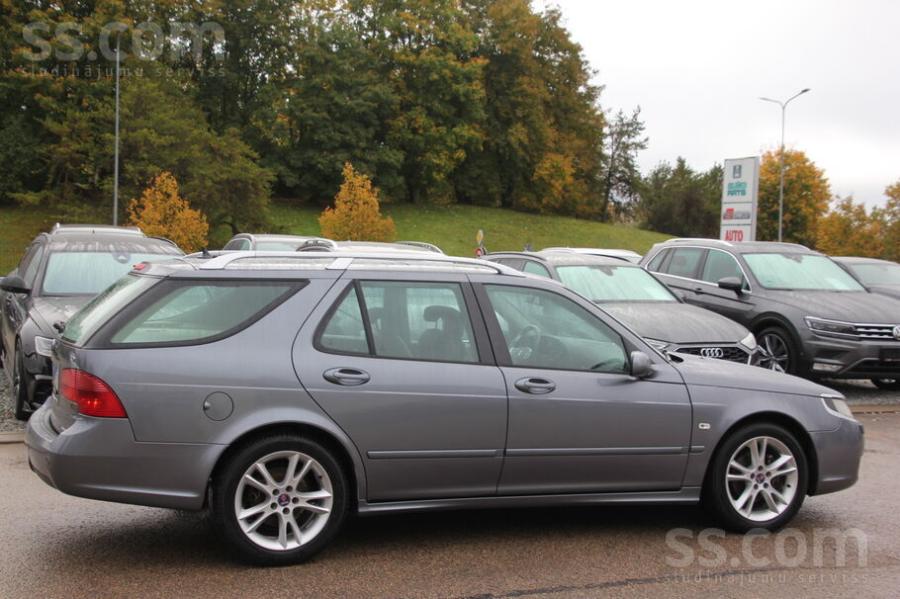 Grey Saab 9-5 2007 in Tukums, with an engine capacity of 1.90 L and mileage of 233 thousand km for 2000 €, photo 22 on AUTOMOTO.COM.LV