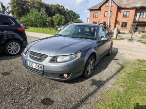 Pelēks Saab 9-5 2008 Kauņa, ar dzinēja tilpumu 1.91 L un nobraukumu 316 tūkst. km par 2200 €, foto  vietnē AUTOMOTO.COM.LV
