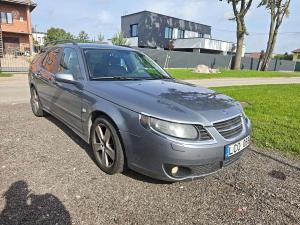 Grey Saab 9-5 2008 in Kaunas, with an engine capacity of 1.91 L and mileage of 316 thousand km for 2200 €, photo 3 on AUTOMOTO.COM.LV