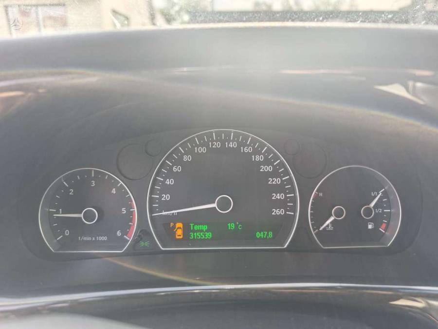 Grey Saab 9-5 2008 in Kaunas, with an engine capacity of 1.91 L and mileage of 316 thousand km for 2200 €, photo 8 on AUTOMOTO.COM.LV