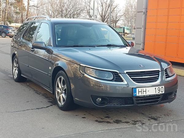 Grey Saab 9-5 2009 in Riga, with an engine capacity of 2.00 L and mileage of 0 thousand km for 1250 €, photo 2 on AUTOMOTO.COM.LV