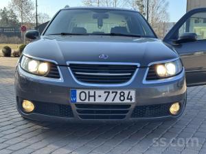 Grey Saab 9-5 2009 in Riga, with an engine capacity of 1.90 L and mileage of 323 thousand km for 3500 €, photo 20 on AUTOMOTO.COM.LV