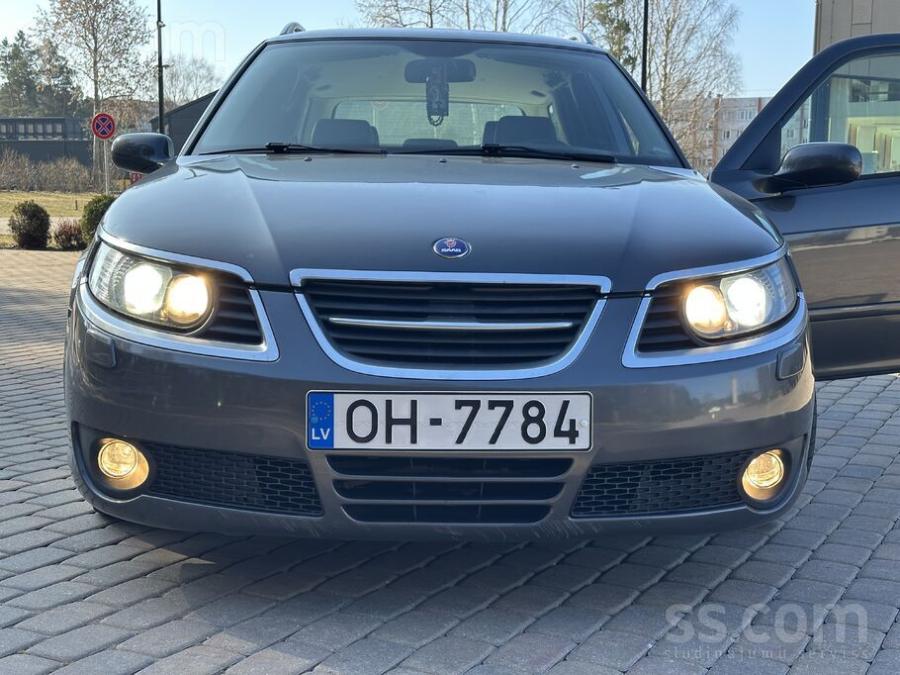 Grey Saab 9-5 2009 in Riga, with an engine capacity of 1.90 L and mileage of 323 thousand km for 3500 €, photo 20 on AUTOMOTO.COM.LV