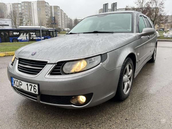 Pelēks Saab 9-5 2026 Viļņa, ar dzinēja tilpumu 1.90 L un nobraukumu 470 tūkst. km par 1350 €, foto 1 vietnē AUTOMOTO.COM.LV