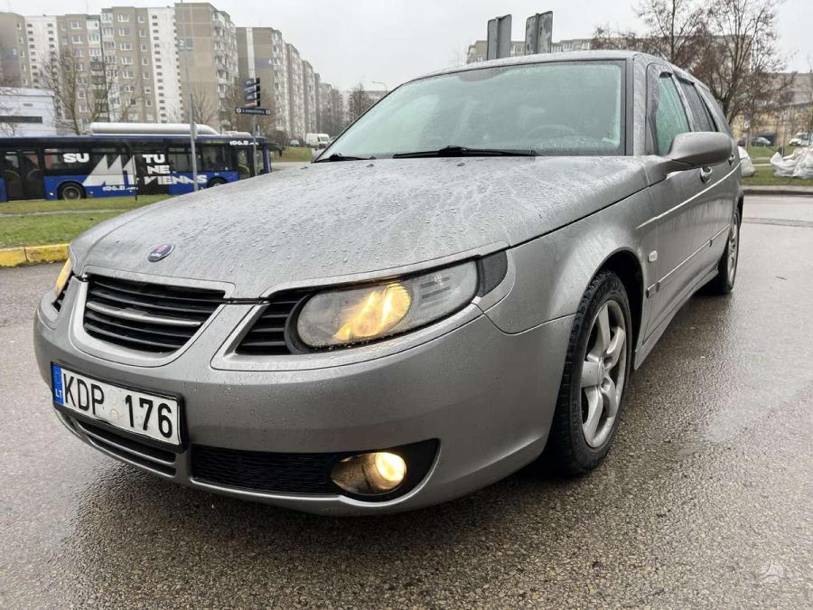 Grey Saab 9-5 2026 in Vilnius, with an engine capacity of 1.90 L and mileage of 470 thousand km for 1350 €, photo 1 on AUTOMOTO.COM.LV