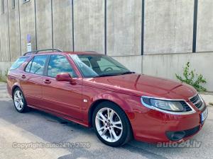 Красный Сааб 9-5 2005 в Тарту, объемом двигателя 2.30 л и пробегом 333 тыс. км за 4999 €, фото 3 на AUTOMOTO.COM.LV