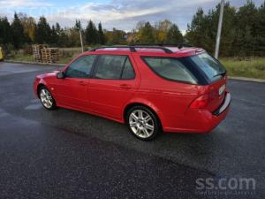 Red Saab 9-5 2007 in Riga, with an engine capacity of 1.90 L and mileage of 332 thousand km for 3500 €, photo 5 on AUTOMOTO.COM.LV
