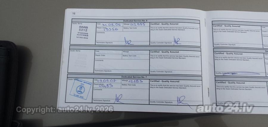 Сааб 9-5 2001 в Таллин, объемом двигателя 2.30 л и пробегом 153 тыс. км за 3490 €, фото 19 на AUTOMOTO.COM.LV