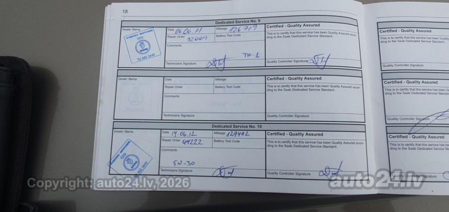 Сааб 9-5 2001 в Таллин, объемом двигателя 2.30 л и пробегом 153 тыс. км за 3490 €, фото 21 на AUTOMOTO.COM.LV