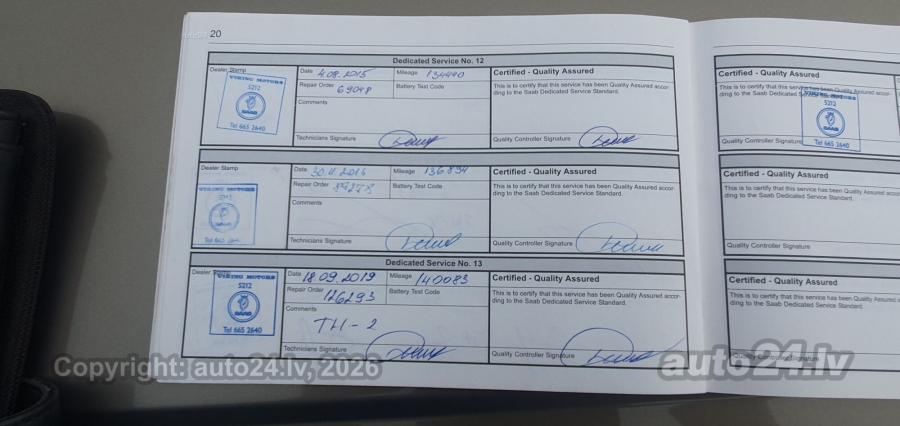 Сааб 9-5 2001 в Таллин, объемом двигателя 2.30 л и пробегом 153 тыс. км за 3490 €, фото 23 на AUTOMOTO.COM.LV