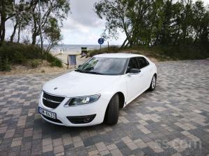 Белый Сааб 9-5 2010 в Рига, объемом двигателя 2.00 л и пробегом 195 тыс. км за 8500 €, фото  на AUTOMOTO.COM.LV