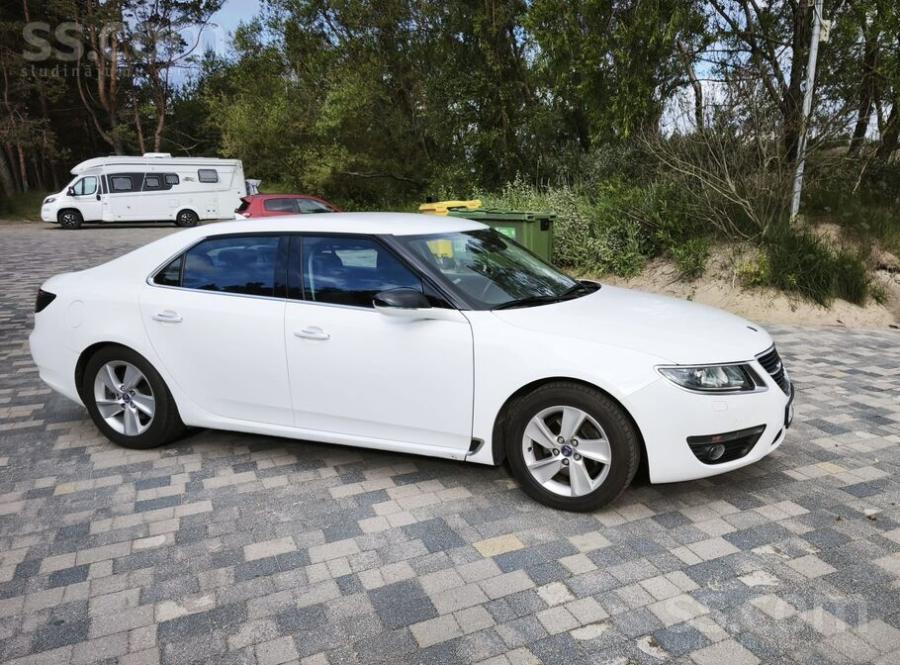 Белый Сааб 9-5 2010 в Рига, объемом двигателя 2.00 л и пробегом 195 тыс. км за 8500 €, фото 3 на AUTOMOTO.COM.LV