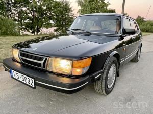 Black Saab 900 1986 in Riga, with an engine capacity of 2.00 L and mileage of 358 thousand km for 4200 €, photo 3 on AUTOMOTO.COM.LV