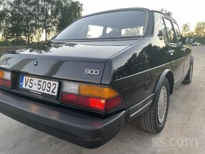 Black Saab 900 1986 in Riga, with an engine capacity of 2.00 L and mileage of 358 thousand km for 4200 €, photo 6 on AUTOMOTO.COM.LV