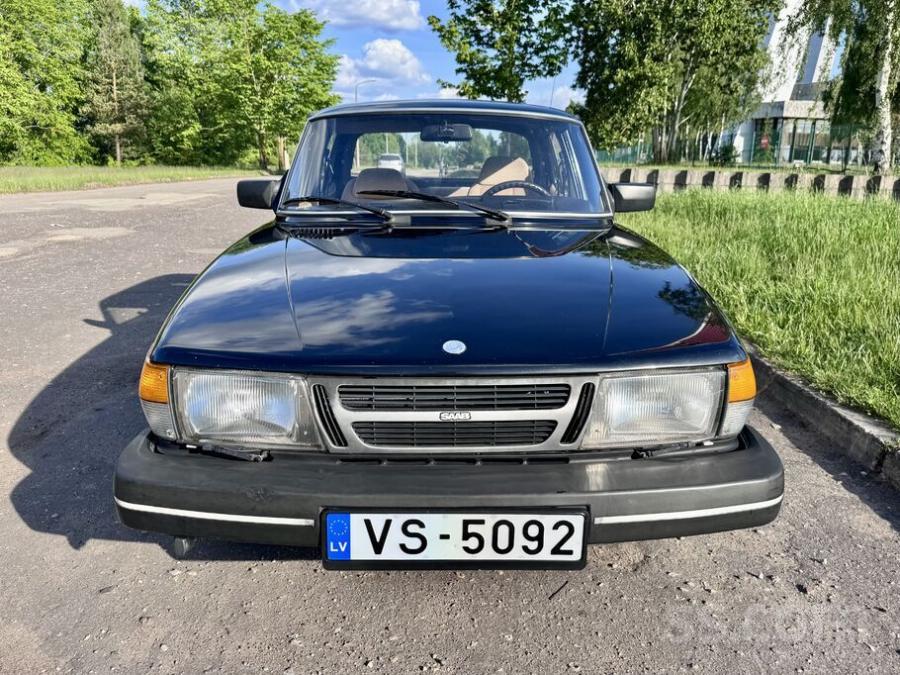 Черный Сааб 900 1986 в Рига, объемом двигателя 2.00 л и пробегом 363 тыс. км за 3500 €, фото 6 на AUTOMOTO.COM.LV