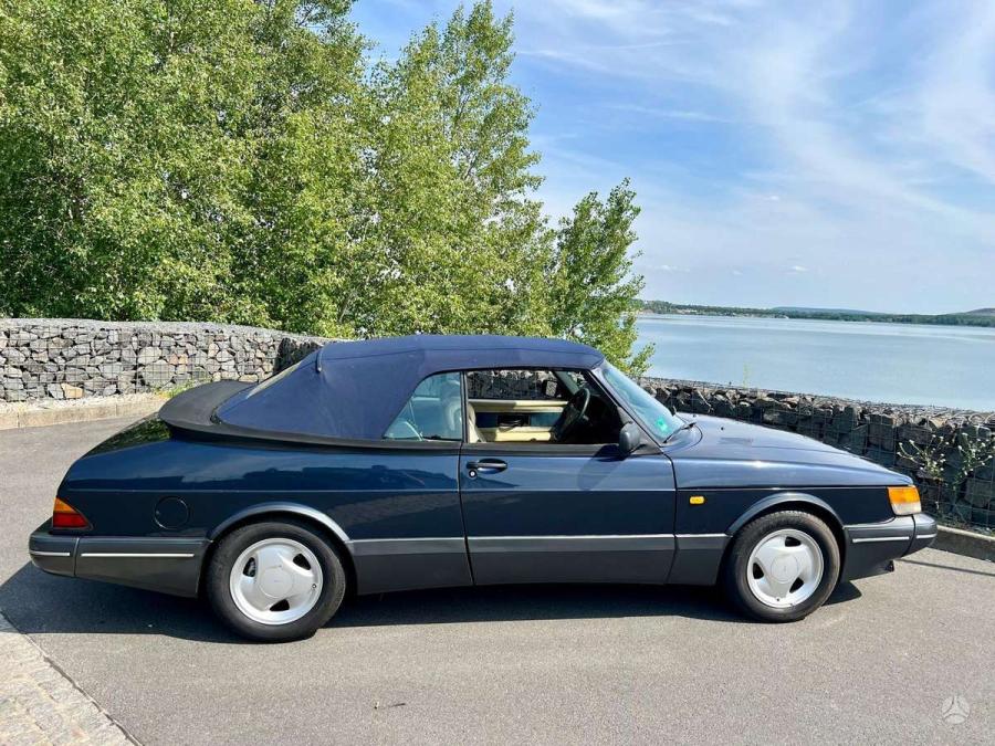 Blue Saab 900 1987 in Vilnius, with an engine capacity of 1.97 L and mileage of 260 thousand km for 13900 €, photo 1 on AUTOMOTO.COM.LV
