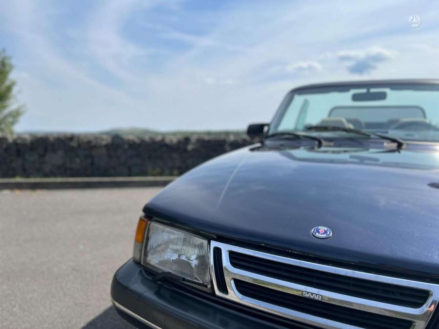 Blue Saab 900 1987 in Vilnius, with an engine capacity of 1.97 L and mileage of 260 thousand km for 13900 €, photo 8 on AUTOMOTO.COM.LV
