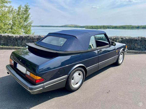 Blue Saab 900 1987 in Vilnius, with an engine capacity of 1.97 L and mileage of 260 thousand km for 13900 €, photo 4 on AUTOMOTO.COM.LV