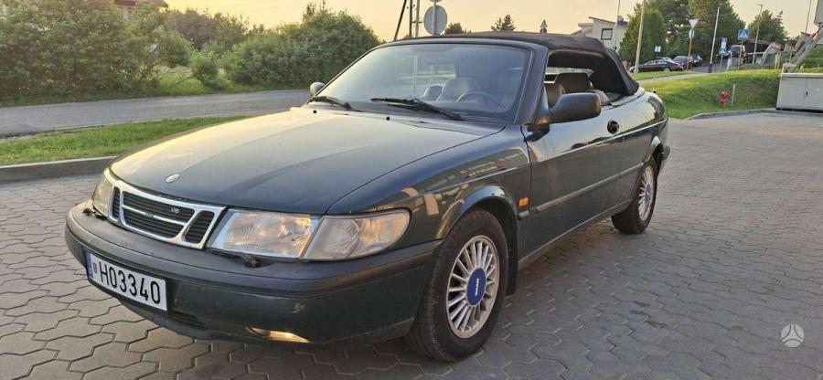 Зеленый Сааб 900 1995 в Вильнюс, объемом двигателя 2.50 л и пробегом 236 тыс. км за 2100 €, фото 5 на AUTOMOTO.COM.LV