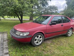 Red Saab 900 1996 in Riga, with an engine capacity of 2.50 L and mileage of 270 thousand km for 400 €, photo  on AUTOMOTO.COM.LV