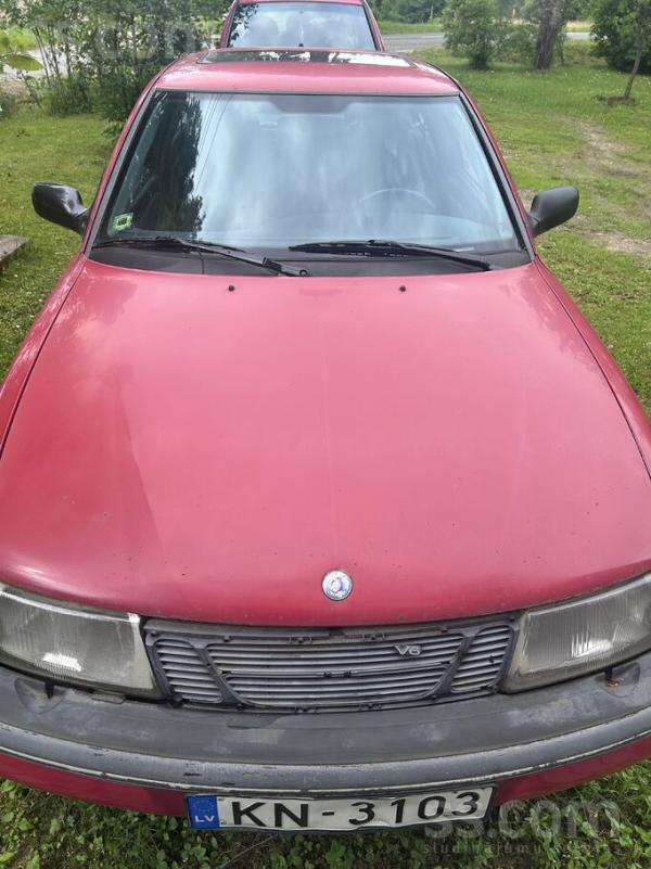 Sarkans Saab 900 1996 Rīga, ar dzinēja tilpumu 2.50 L un nobraukumu 270 tūkst. km par 400 €, foto 4 vietnē AUTOMOTO.COM.LV
