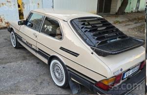 Yellow Saab 900 1986 in Riga, with an engine capacity of 2.00 L and mileage of 194 thousand km for 5500 €, photo 4 on AUTOMOTO.COM.LV