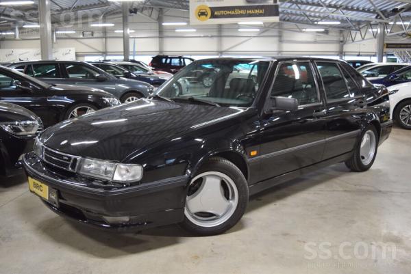 Black Saab 9000 1995 in Riga, with an engine capacity of 2.00 L and mileage of 111 thousand km for 9500 €, photo 1 on AUTOMOTO.COM.LV