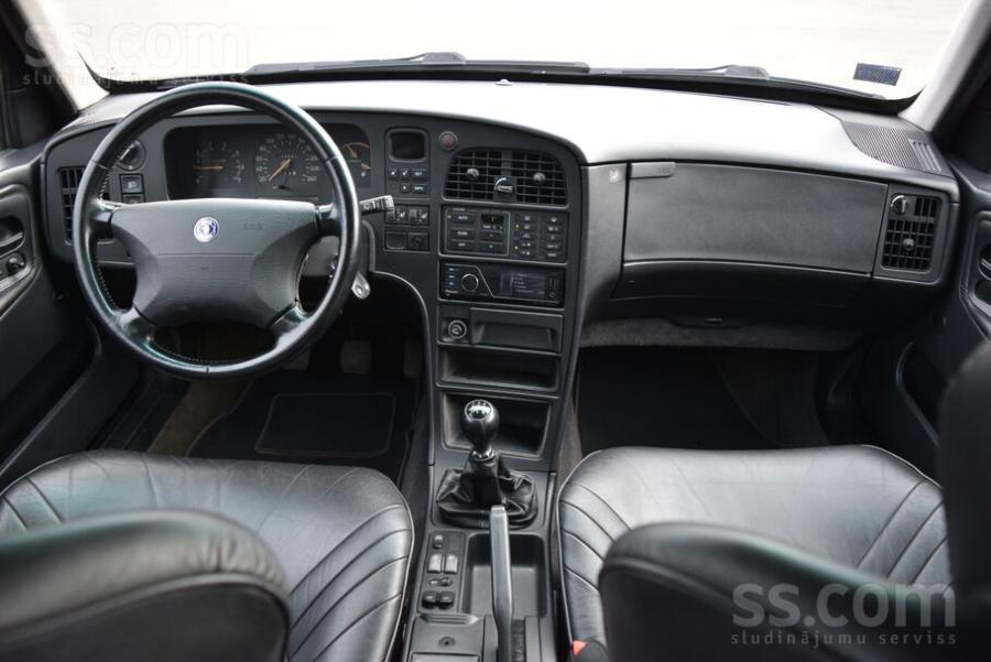 Black Saab 9000 1995 in Riga, with an engine capacity of 2.00 L and mileage of 111 thousand km for 9500 €, photo 5 on AUTOMOTO.COM.LV
