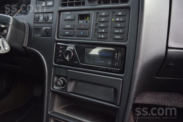 Black Saab 9000 1995 in Riga, with an engine capacity of 2.00 L and mileage of 111 thousand km for 9500 €, photo 6 on AUTOMOTO.COM.LV