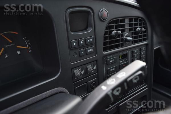 Black Saab 9000 1995 in Riga, with an engine capacity of 2.00 L and mileage of 111 thousand km for 9500 €, photo 7 on AUTOMOTO.COM.LV