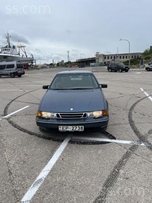 Blue Saab 9000 1993 in Ventspils, with an engine capacity of 2.30 L and mileage of 233 thousand km for 2300 €, photo 3 on AUTOMOTO.COM.LV