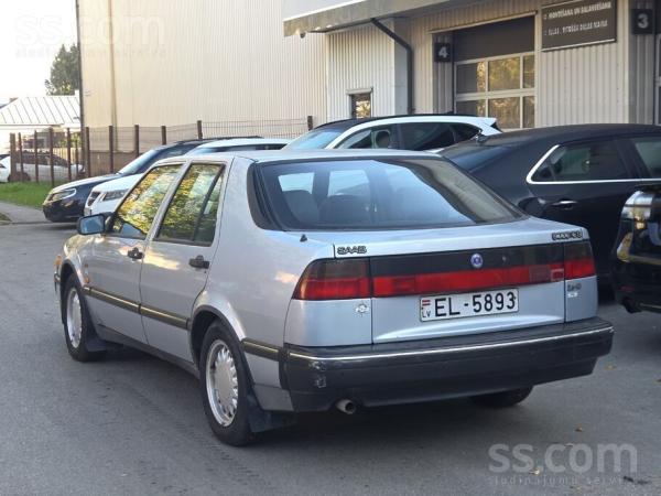 Grey Saab 9000 1992 in Riga, with an engine capacity of 2.30 L and mileage of 237 thousand km for 1750 €, photo 2 on AUTOMOTO.COM.LV